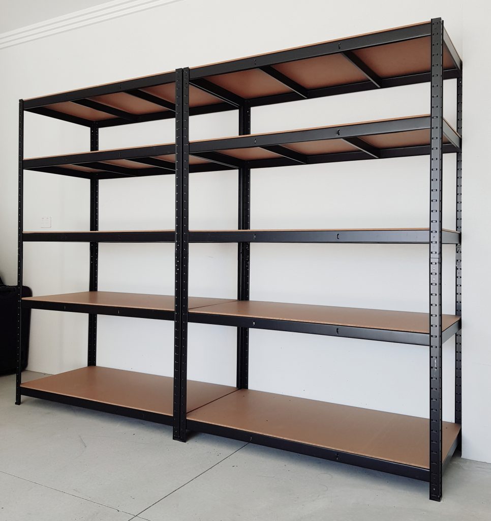 A8) Slot lock shelving(Heavy duty) 1800(H)x1200(L)x600(D) – RITZ WAREHOUSE